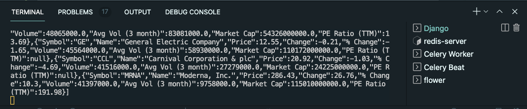 Chapter 1 - Building a simple Real-Time stock market price tracker using Django Channels, Redis ...